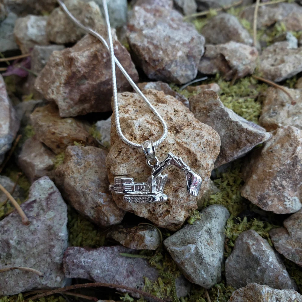 Excavator Necklace – Garage Girls Jewelry
