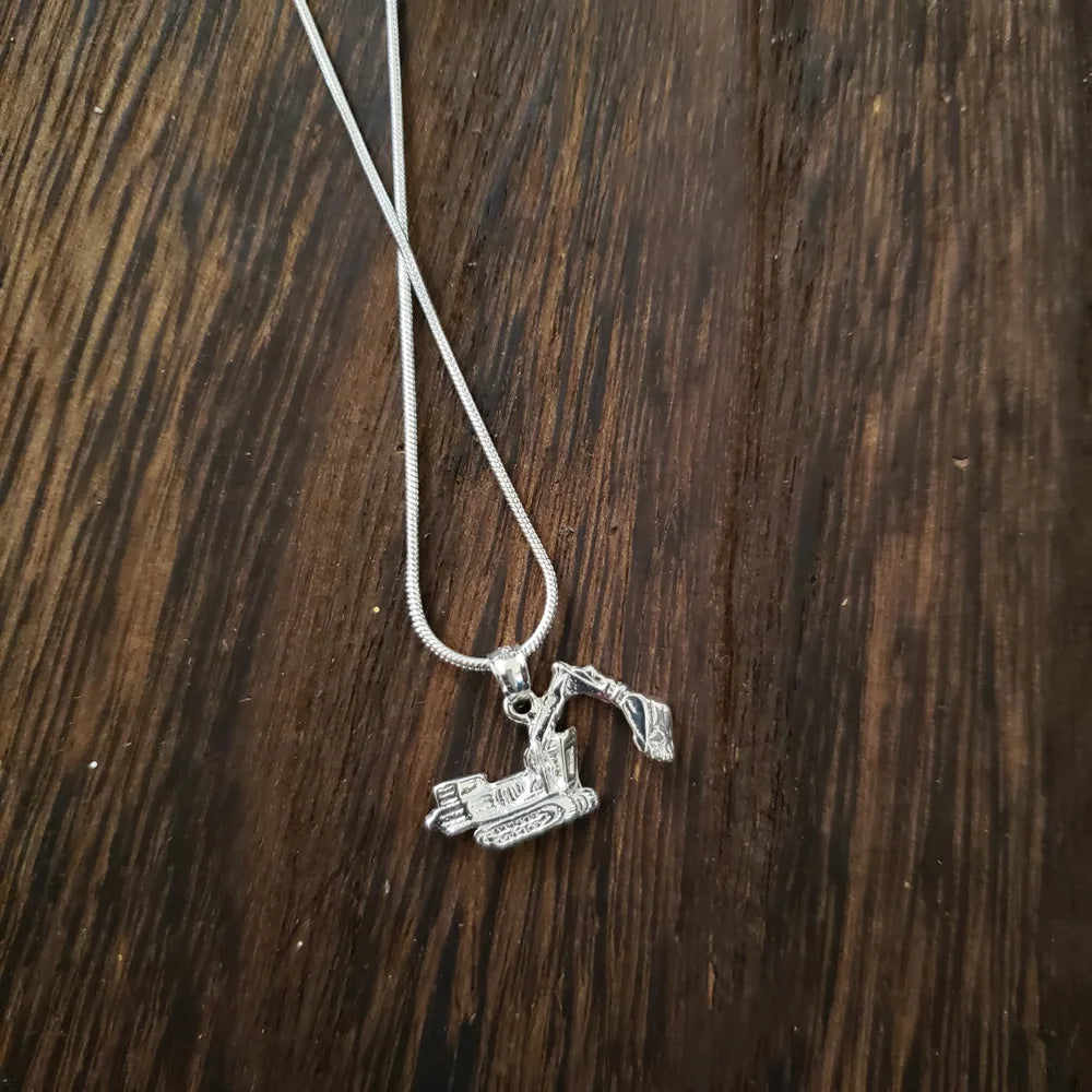 Excavator Necklace – Garage Girls Jewelry
