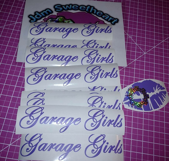 Garage Girls Vinyl Decal – Garage Girls Jewelry