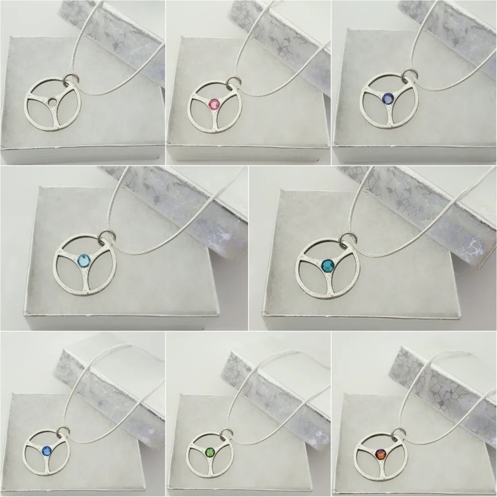 Steering Wheel Necklace – Garage Girls Jewelry